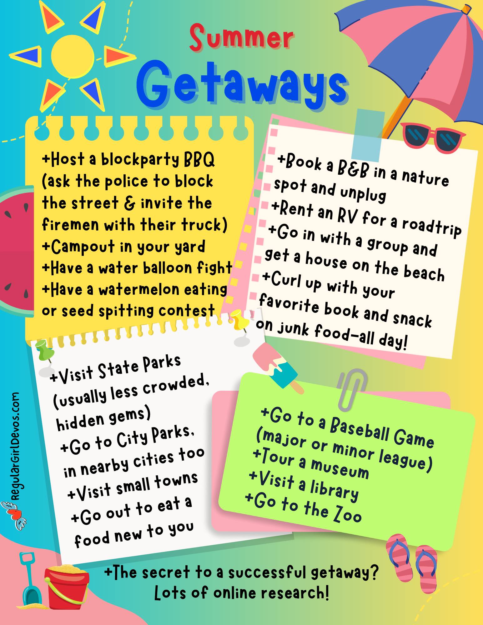 Action Sheet for Vacation – Regular Girl Devos